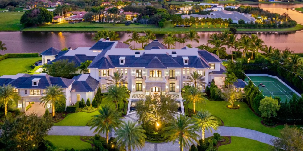 A $50 Million Ferrari-Inspired Mansion Sets a New Record in Florida